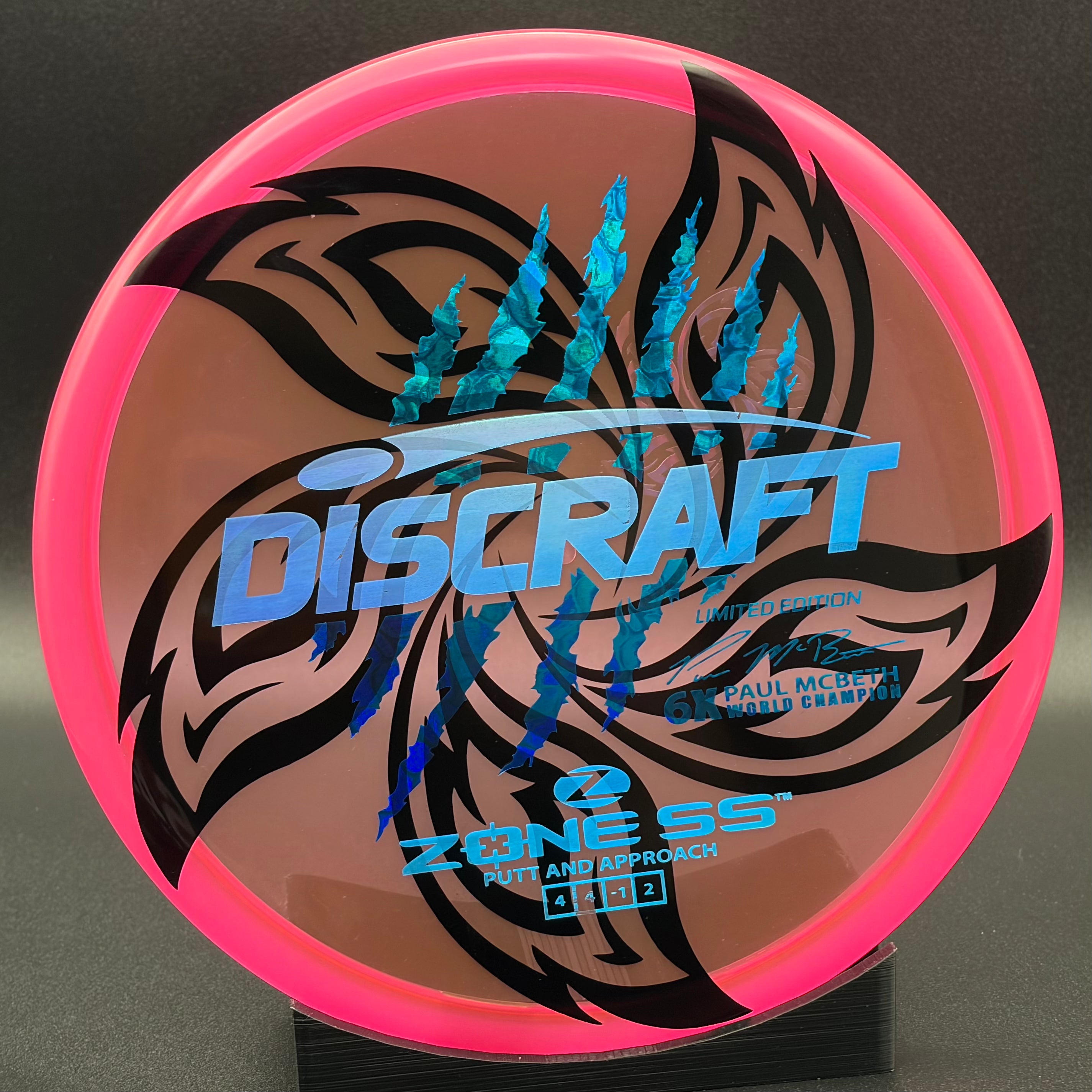 Lore | Discraft Paul McBeth 6x Claw Limited Edition Z Zone SS | Blue H ...
